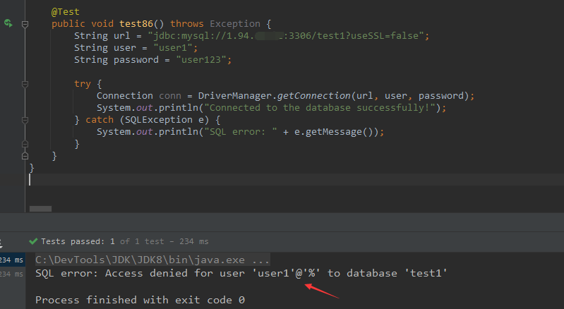 Java连接MySQL报SQL error: Access denied for user ‘root‘@‘localhost‘ (using password: YES)-CSDN博客