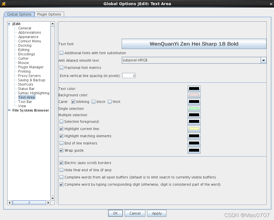 jEdit打字区域背景颜色个性化设置_jedit改字颜色-CSDN博客