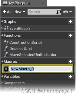 UE蓝图 宏(Macro)节点和源码_ue 宏-CSDN博客