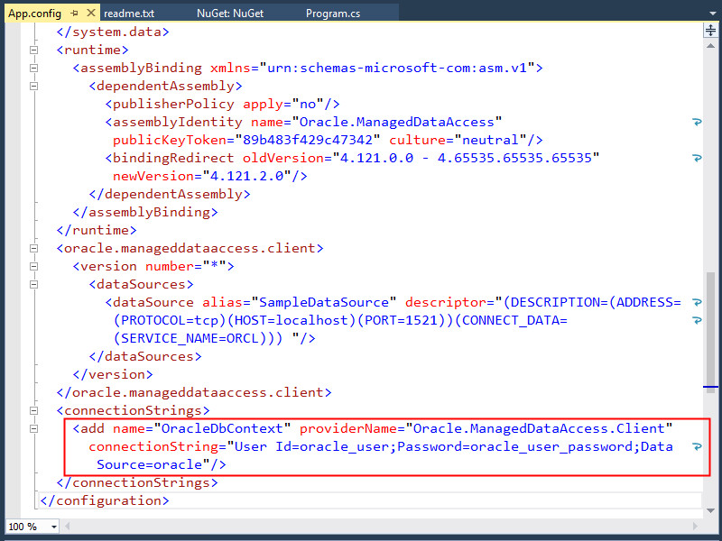 用NuGet安装 Oracle ODP.NET_从源“nuget.org”检索“orac-CSDN博客