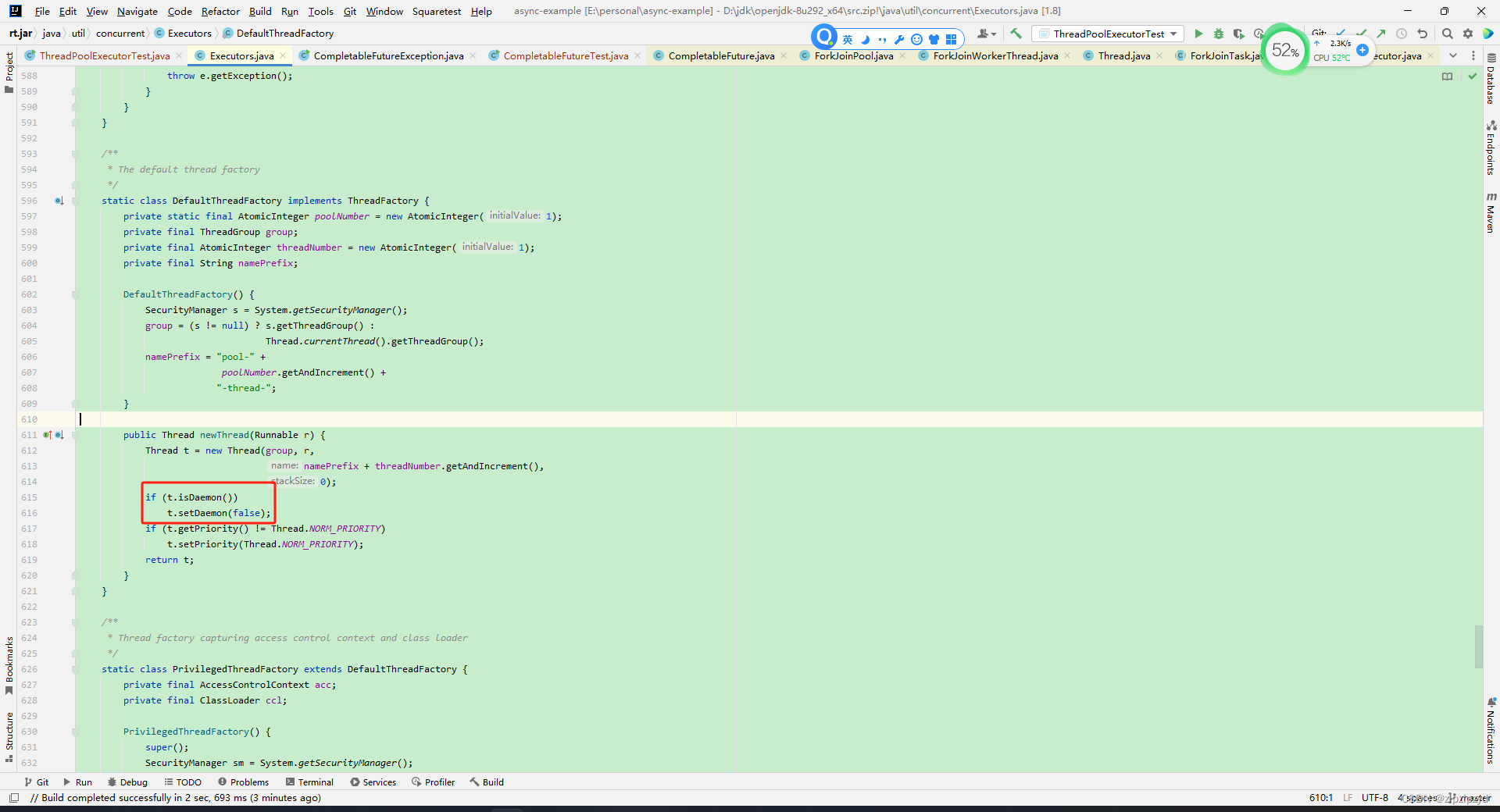 java并发编程 守护线程 用户线程 main ThreadPoolExecutor CompletableFuture ...