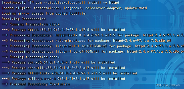 YUM安装httpd报错 No package httpd available._no package htpasswd available.-CSDN博客