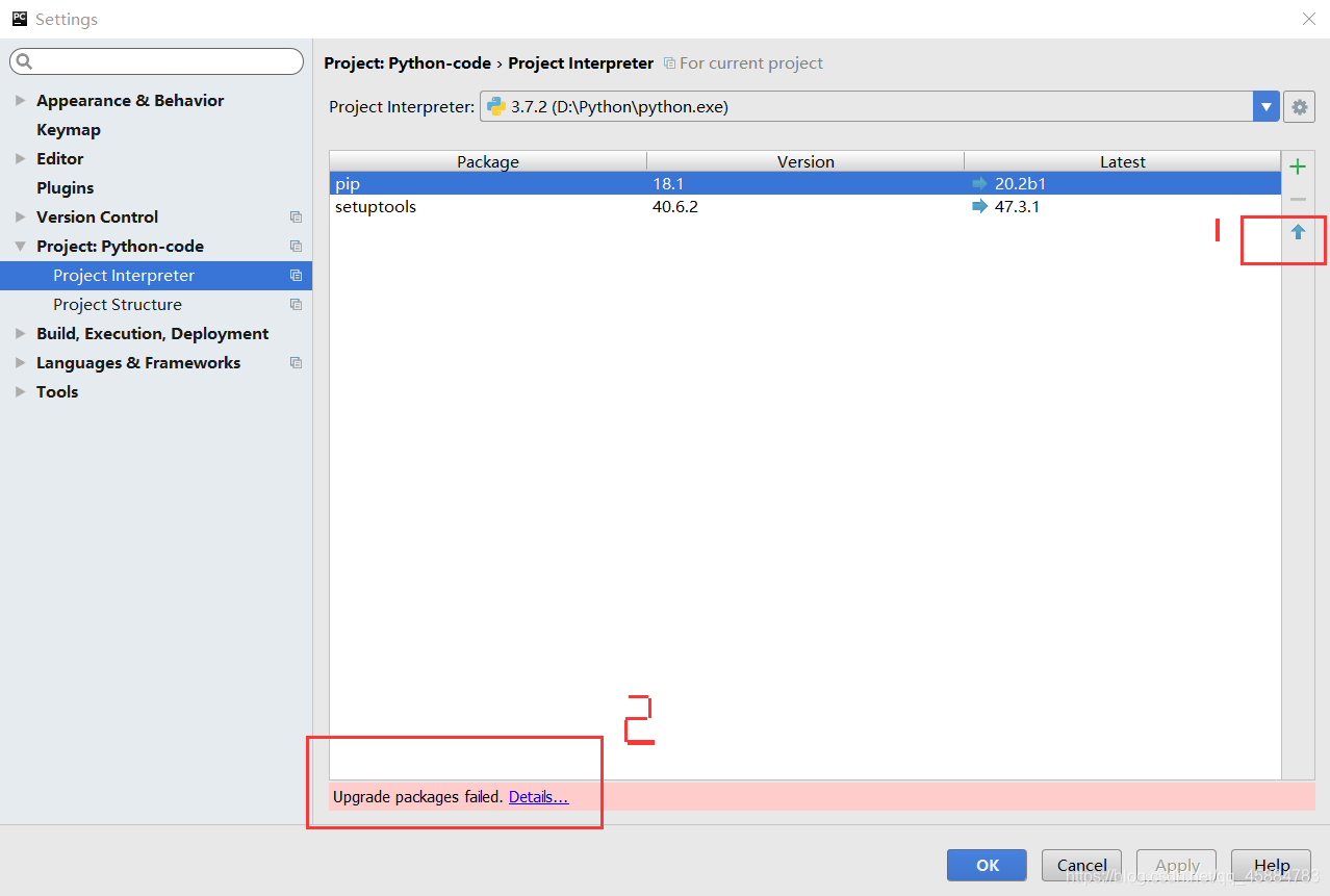当用PyCharm下载不了新的库或更新不了pip时。。_error occurred when installing package requests-CSDN博客