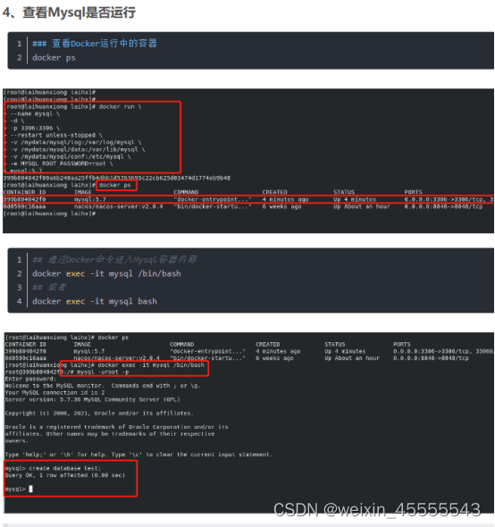 Docker管理MySQL容器：安装、运行与操作指南-CSDN博客