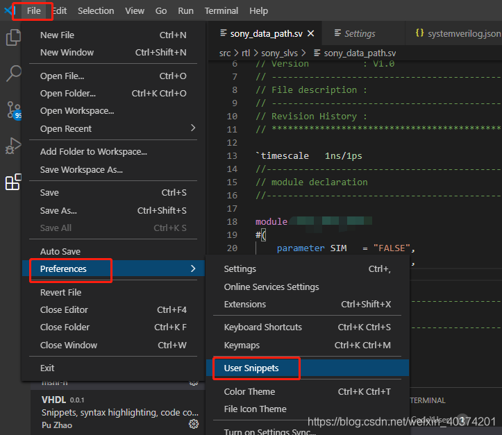 Vscode配置SystemVerilog 开发环境-CSDN博客