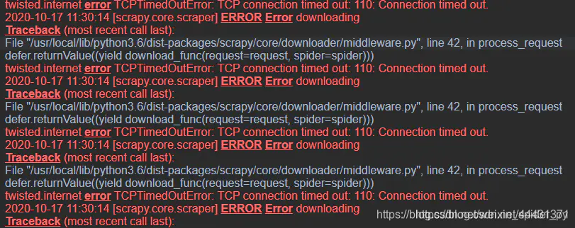 使用Scrapy遇到的问题_scrapy 失败重试-CSDN博客