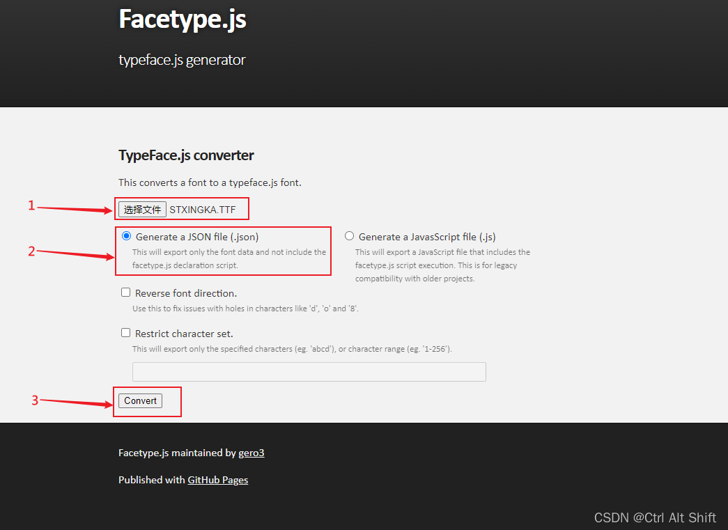 three.js使用FontLoader加载JSON格式的字体的类报错SyntaxError: Unexpected token ＜ in JSON at position 0_three ...