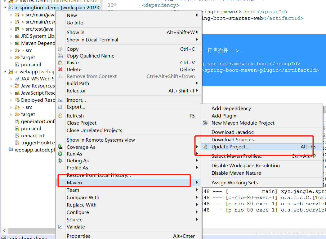 使用maven项目搭建springboot框架的简单web项目。maven如何处理 简单的web搭建springboot Csdn博客