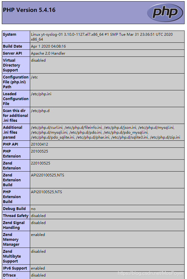 Syslog日志服务器配置 For CentOS 7.8（Syslog+LogAnalyzer+LAMP）_loganalyzer默认帐号-CSDN博客