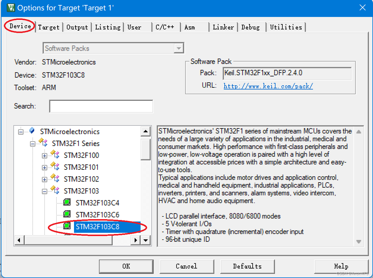 基于stm32f103c8t6以usb To Ttl 和 St Link V2两种方式点亮led小灯泡stm32f103c8t6 连接 St 