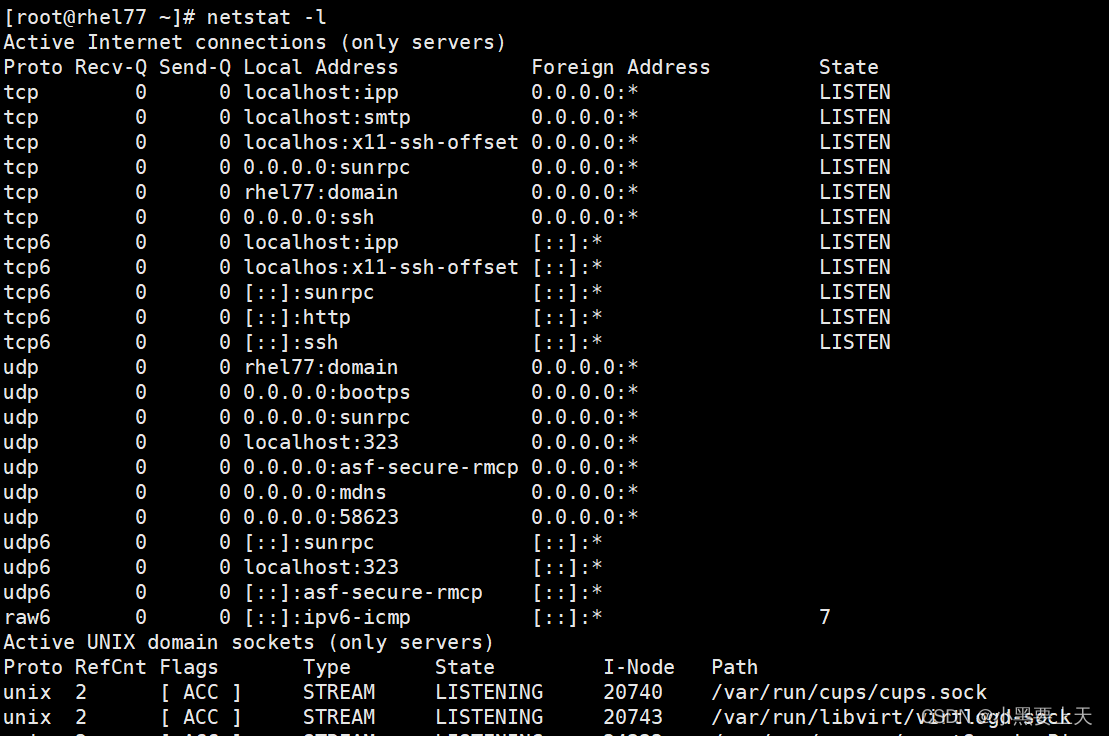Linux命令(2)之netstat_linux中netstat显示格式-CSDN博客