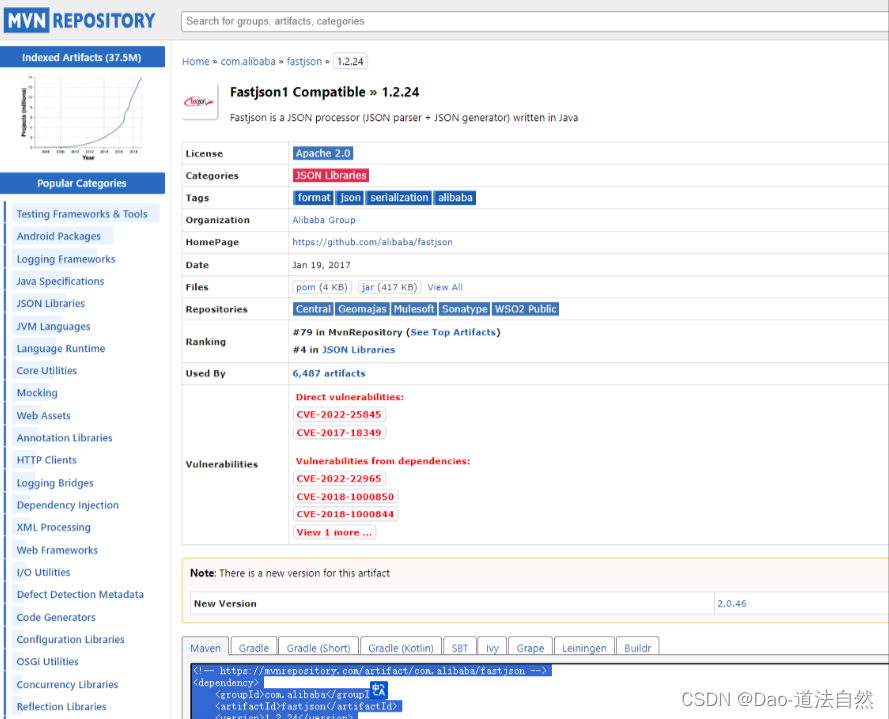 Day36：安全开发-JavaEE应用&第三方组件&Log4j日志&FastJson序列化&JNDI注入_第36天:安全开发-javaee应用&第三方组件&log4j日志&fastjson序列 ...