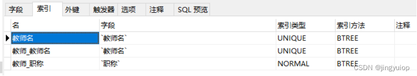 数据库原理与应用实验——数据表的创建与修改管理实验任课教师是指该课任课教师的工号它是课程表的外键 Csdn博客