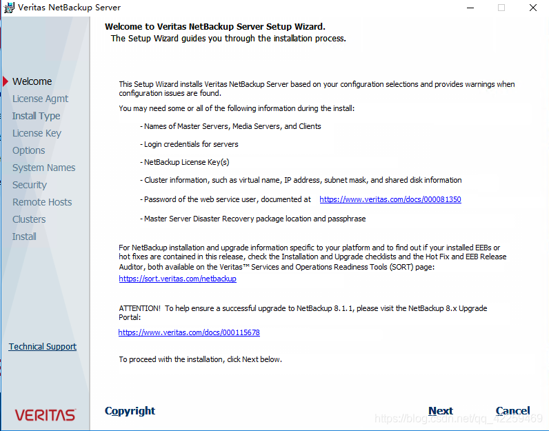 Veritas NetBackup8.1.1安装_veritas nbu 8.1 key-CSDN博客