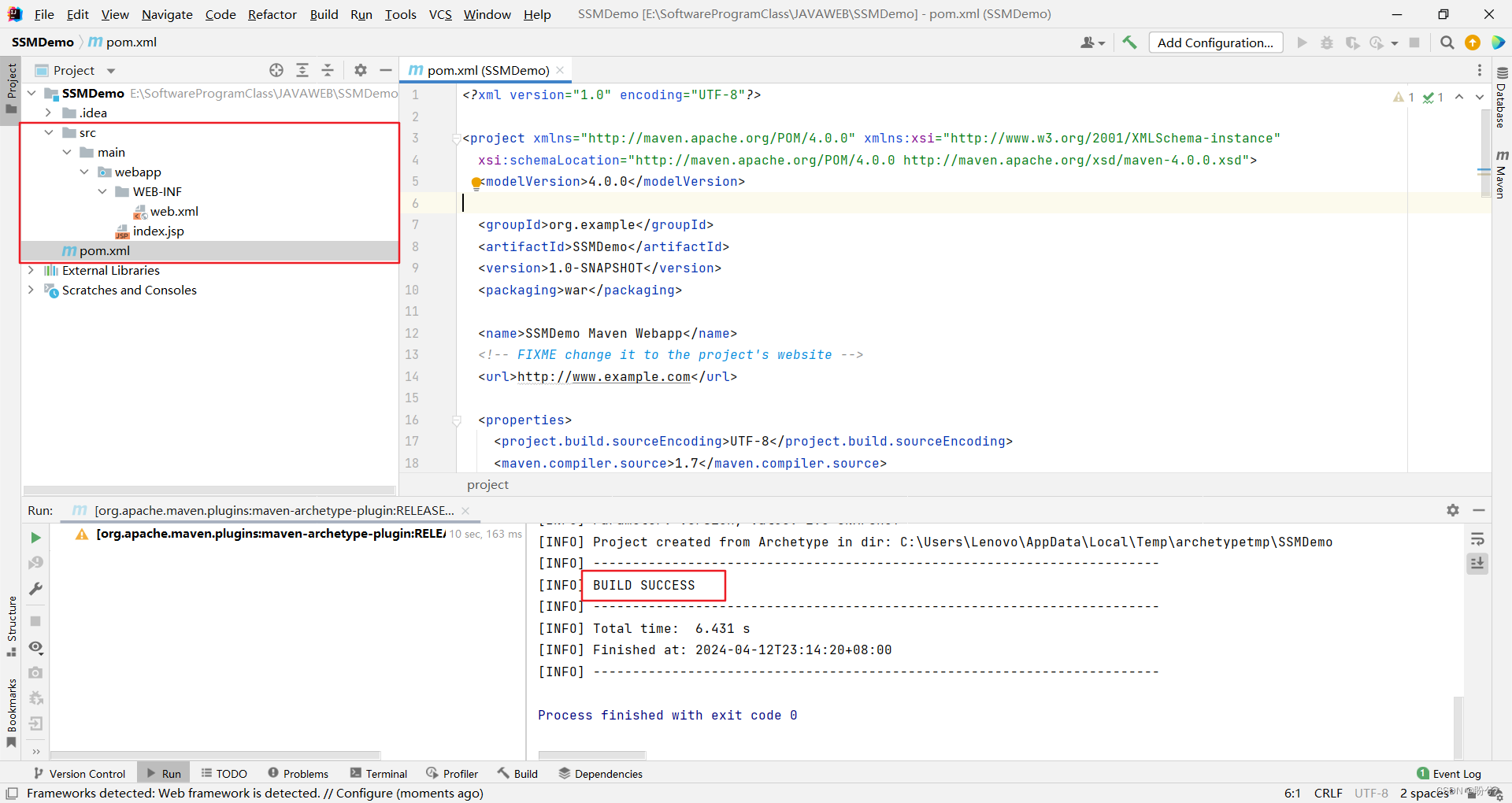 IDEA初始化SSM项目(从零开始)_idea ssm项目配置tomvat-CSDN博客