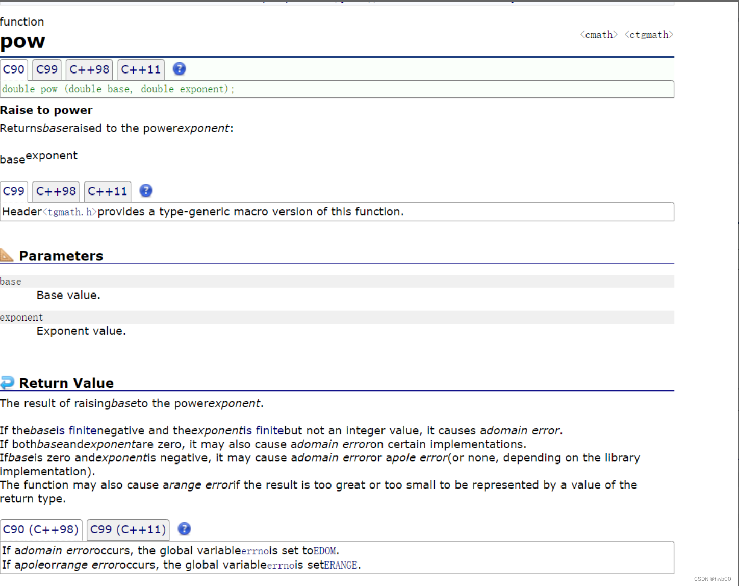 2.C语言函数_pow的参数类型-CSDN博客