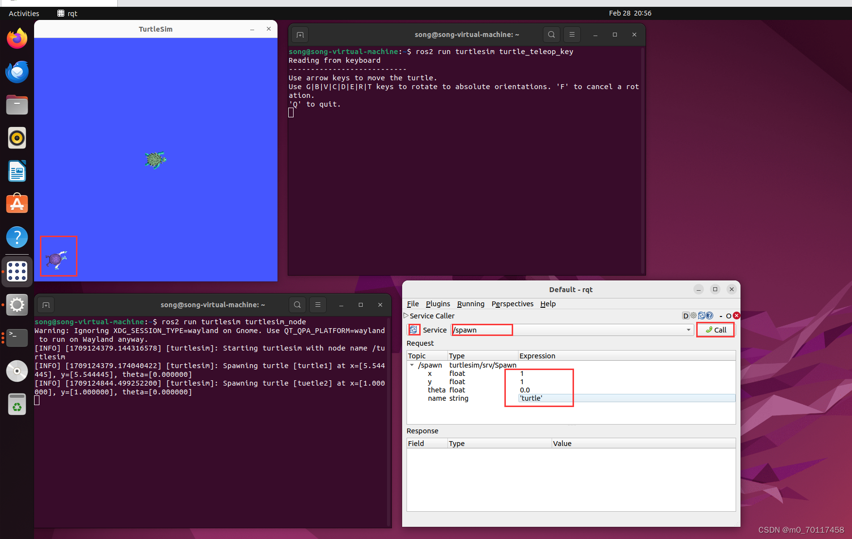 ROS教程2：学会使用turtlesim，ros2和rq_ros2 turtlesim-CSDN博客