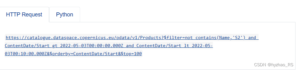 在copernicus Data Space Ecosystem下载sentinel数据及使用脚本检索和下载数据 Copernicus Browser Csdn博客
