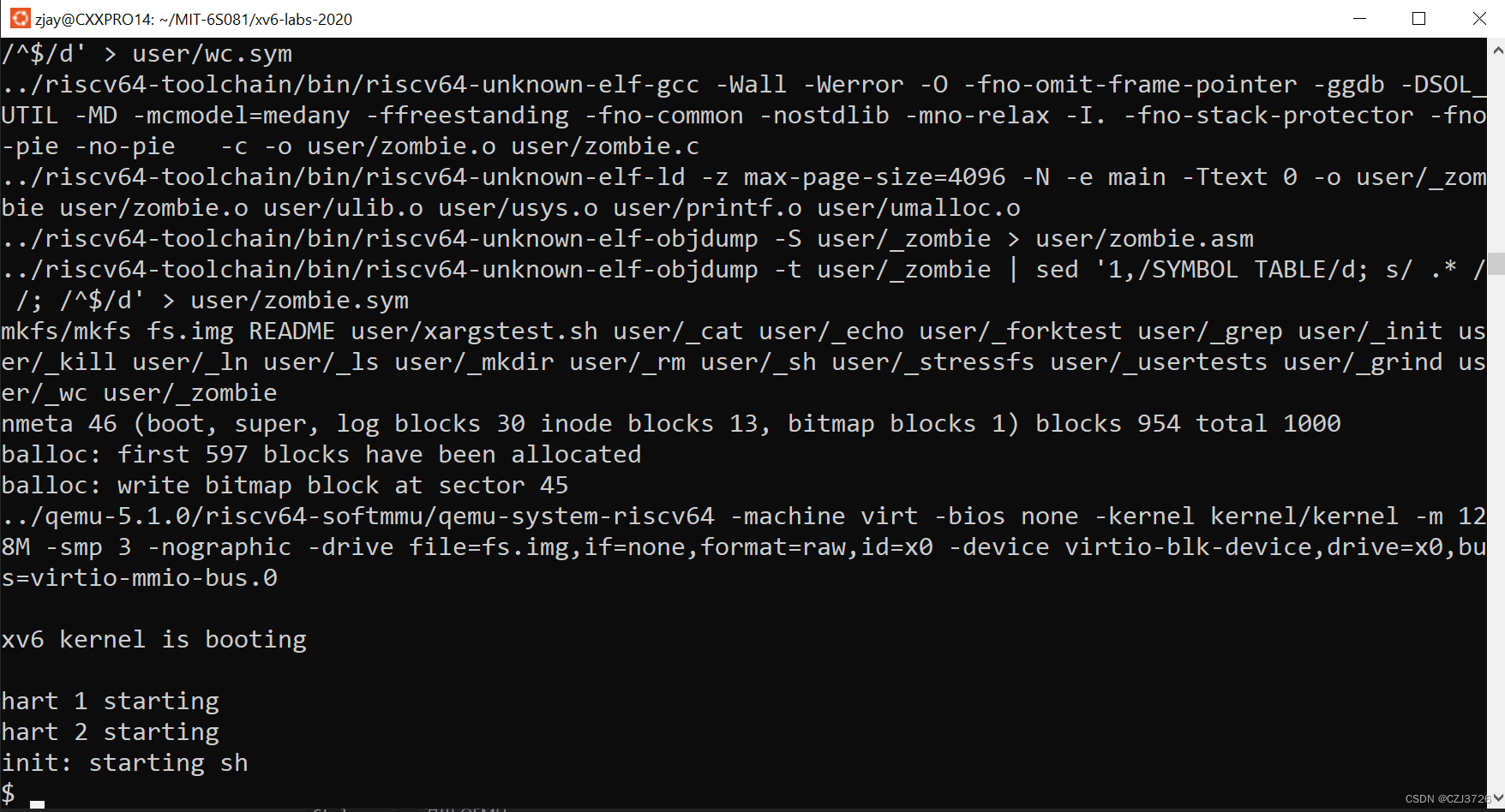 xv6-labs-2020实验环境搭建（WSL2+VSCode）_cd xv6-labs-2020-CSDN博客