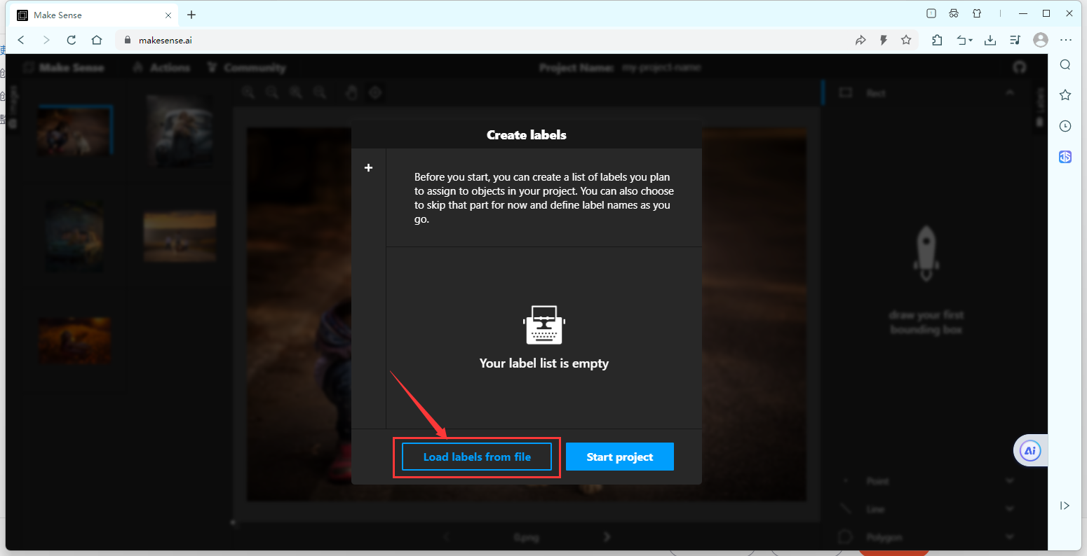 使用Make Sense为YOLOv5-5.0制作自定义数据集及应用_makesense标注工具-CSDN博客