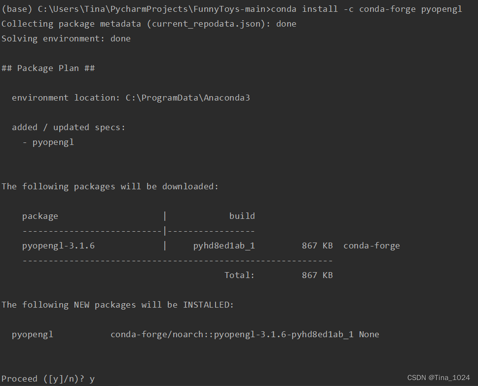 安装OpenGL_conda opengl-CSDN博客
