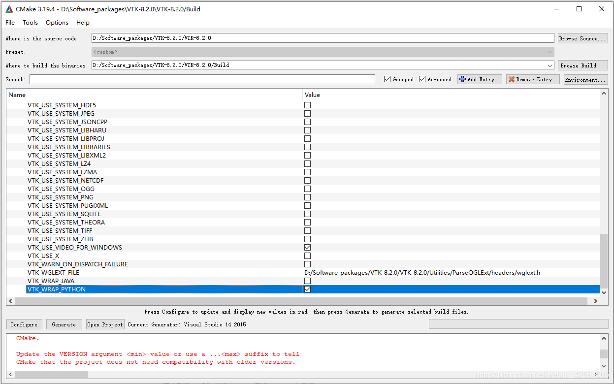 vtk 编译python版本库_vtk编译 python-CSDN博客