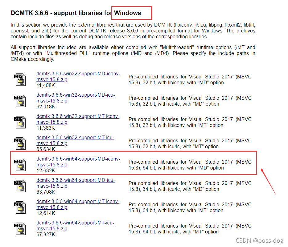 VS2019+DCMTK3.6.6环境配置-CSDN博客