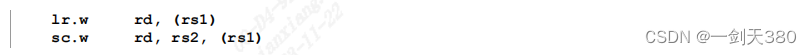 RISC-V存储器原子操作——RV32A指令子集简介_amoadd.w-CSDN博客