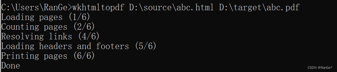 Wkhtmltopdf 工具安装与使用 Java 代码执行调用 多线程执行wkhtmltopdf Windows Csdn博客