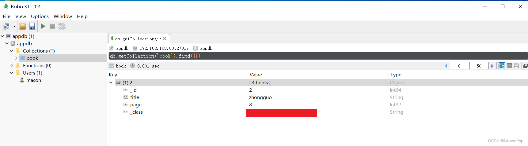 SpringBoot简单连接MongoDB_springboot连接mongodb-CSDN博客
