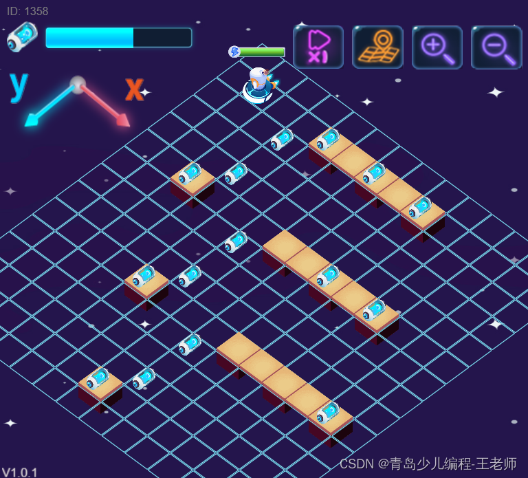 ICode国际青少年编程竞赛- Python-1级训练场-识别循环规律1_icode答案全版2025python-CSDN博客