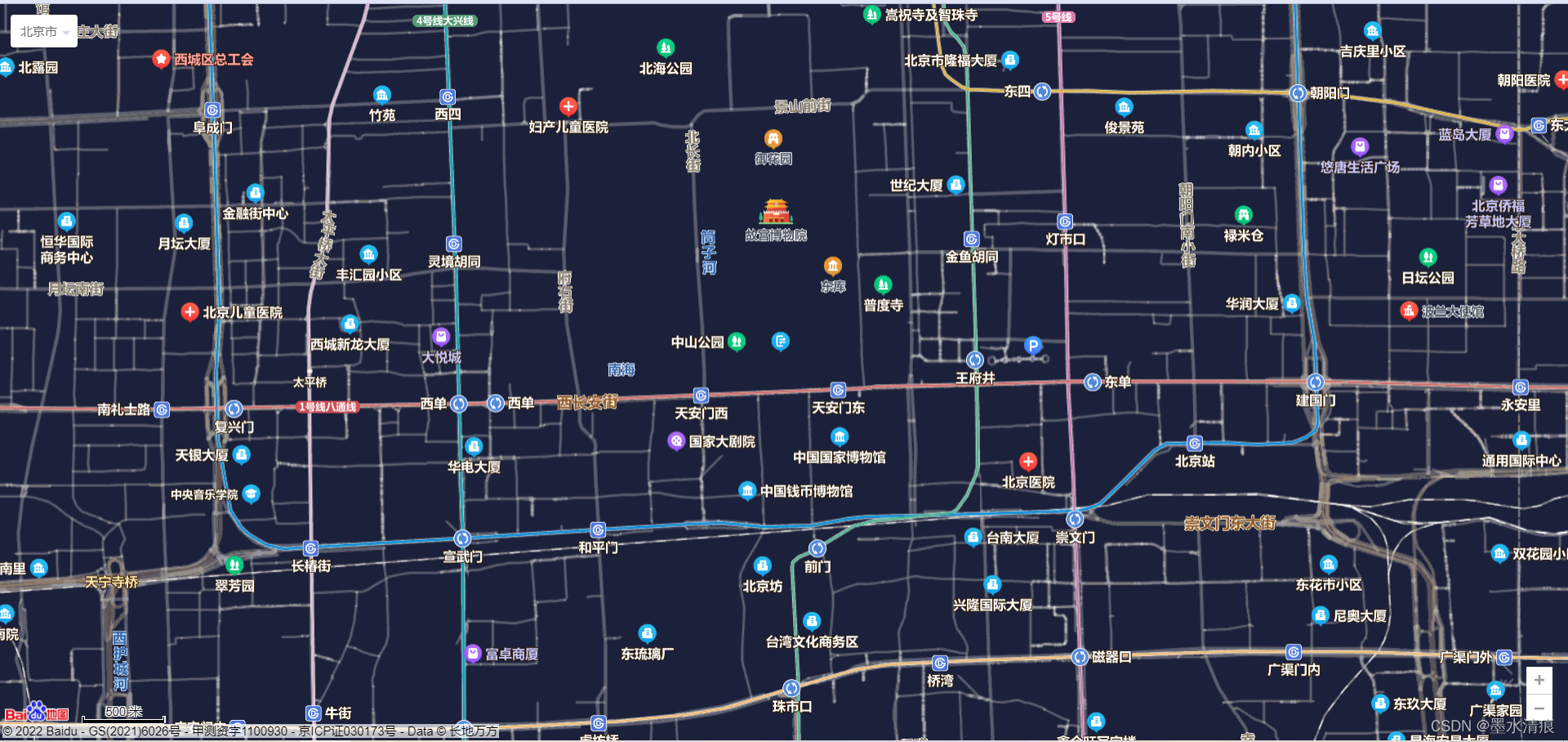 百度地图的应用&&如何在react中引入百度地图_react-bmapgl 如何只显示中国地图-CSDN博客