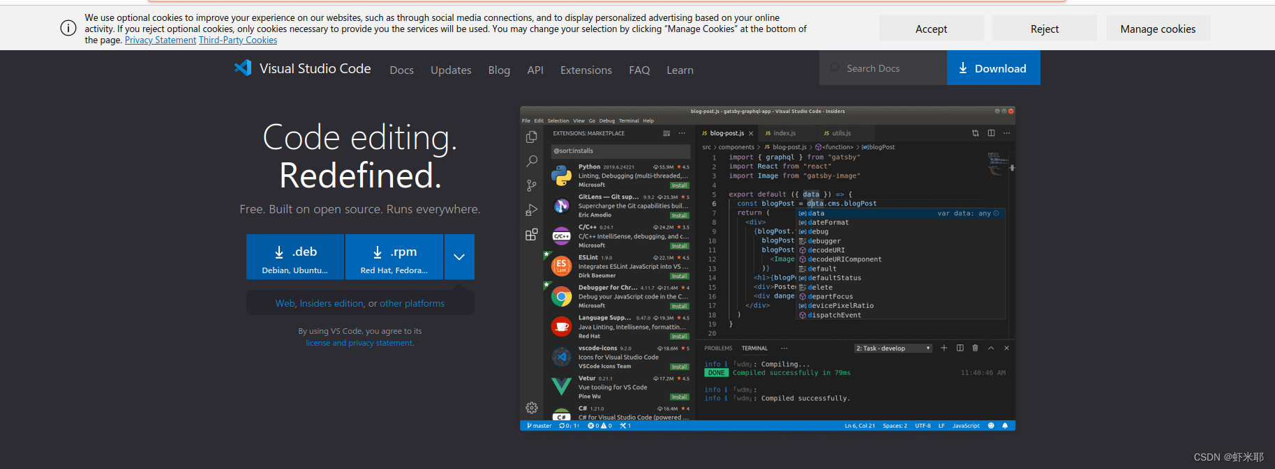 Intel NUC-ubuntu22.04安装vscode_ubuntu22.04下载vscode-CSDN博客