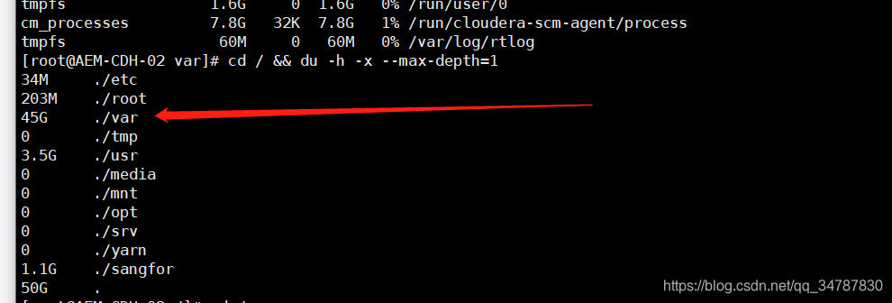 记录一次线上环境bug，解决/dev/mapper/cl-root 100%满了_cl-root满了-CSDN博客