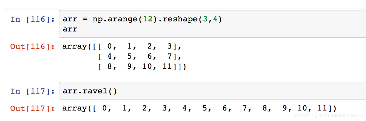 转载--numpy中的ravel()、flatten()、squeeze()的用法与区别_python squeeze 和ravel-CSDN博客