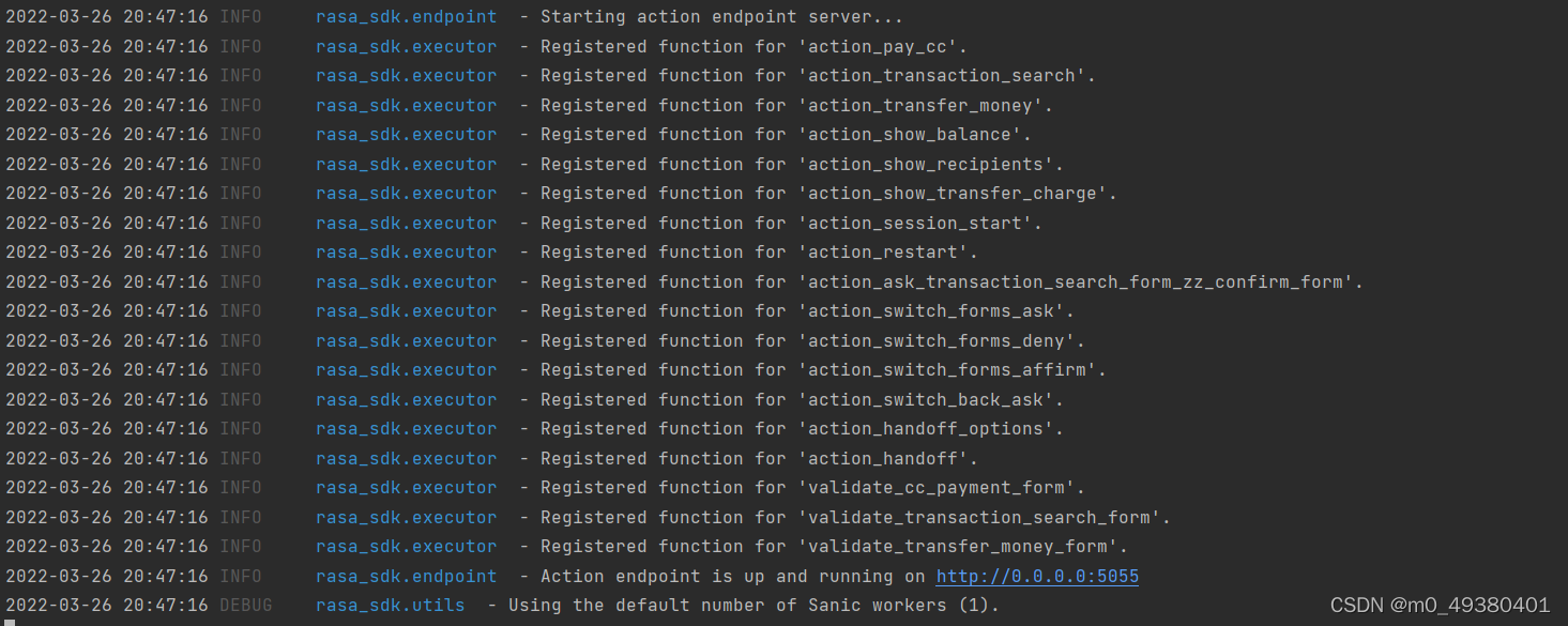 Gavin老师Transformer直播课感悟 - Rasa项目实战之银行金融Financial Bot智能业务对话机器人业务功能微服务解析与调试(八十一)_transformer+项目-CSDN博客