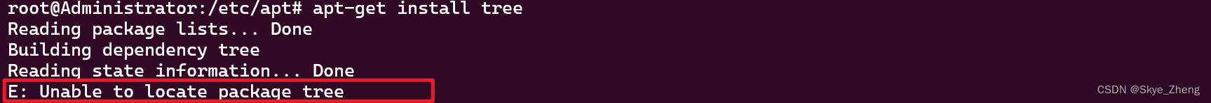 解决WSL2/ubuntu安装软件报错 E: Invalid operation insatll 问题_invalid operation install怎么解决-CSDN博客