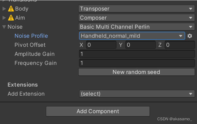 Unity学习记录（6）——Cinemachine_unity cinamachine-CSDN博客