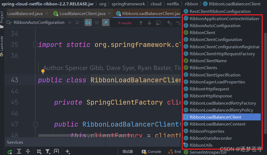SpringCloud负载均衡源码解析 | 带你从表层一步步剖析Ribbon组件如何实现负载均衡功能_dynamicserverlistloadbalancer-CSDN博客