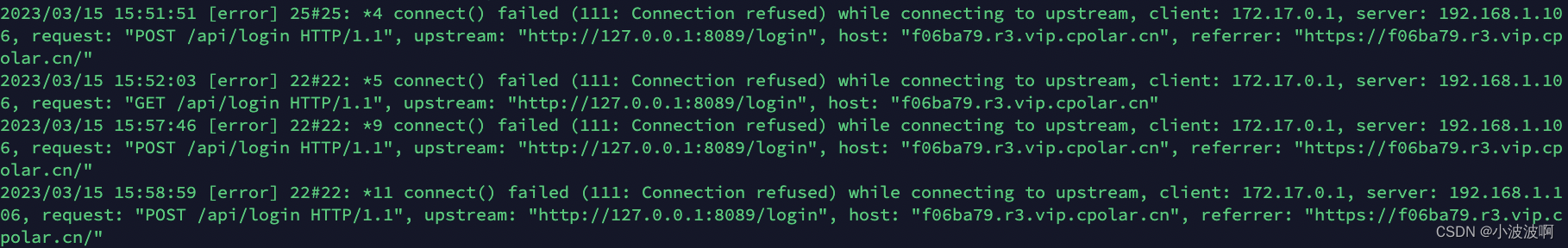 解决docker nginx 502错误 connect() failed (111: Connection refused) while connecting to upstream-CSDN博客