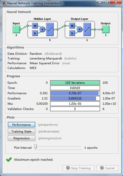 matlab使用newff函数提示矩阵维度不一致_newff无法识别怎么办-CSDN博客