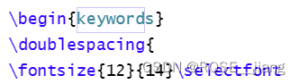 Elsevier期刊**】摘要和关键词部分行距和字号修改_begin{keywords}写在摘要的下面-CSDN博客