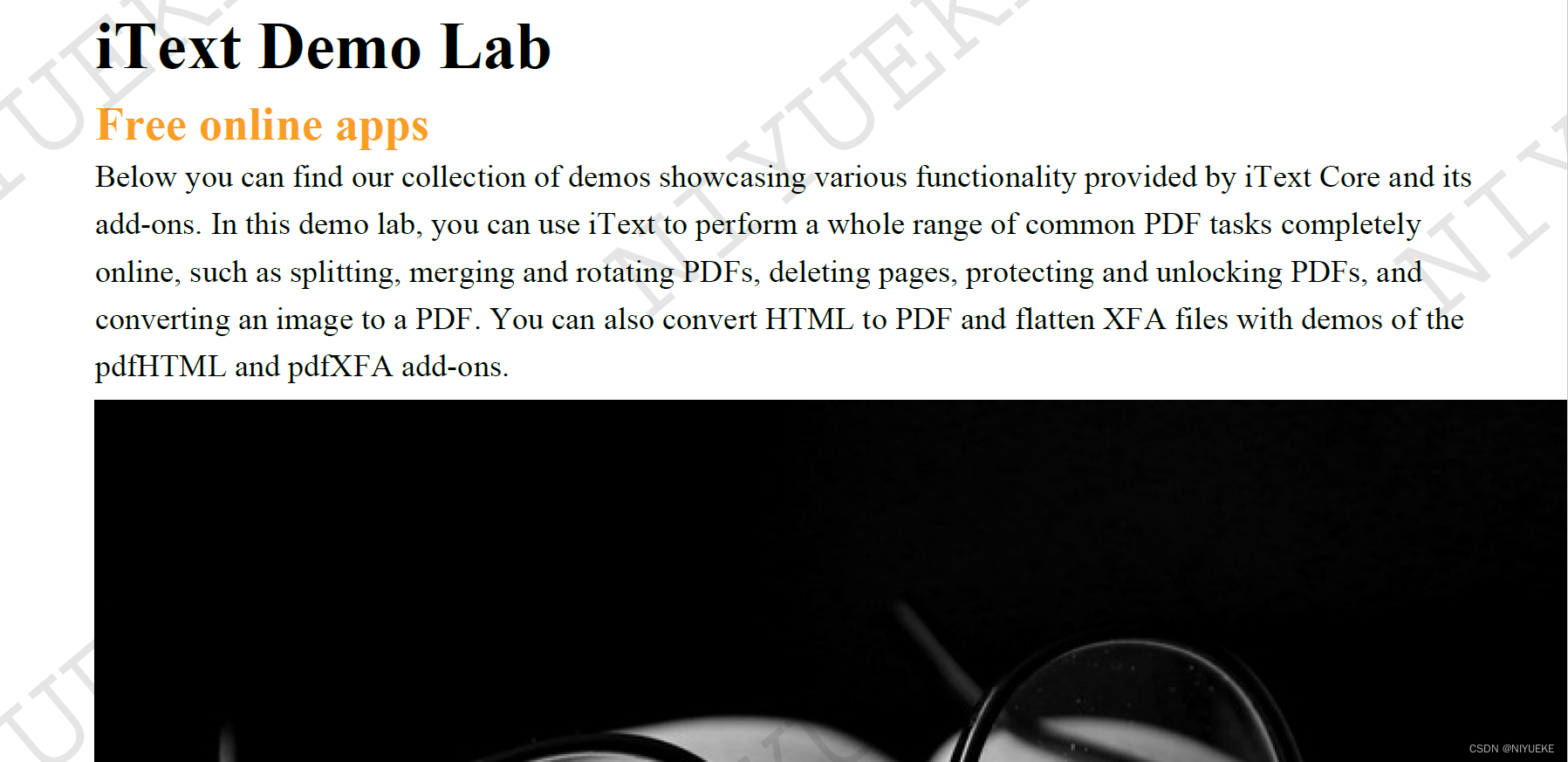iText5 生成PDF、添加水印等（记录）-CSDN博客