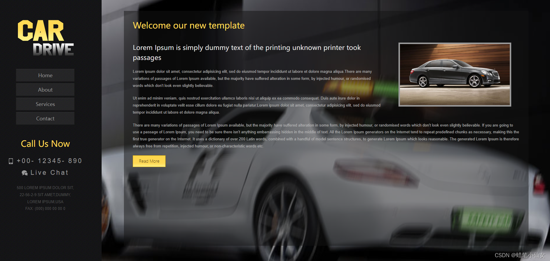 7. web前端网页制作 汽车网站网页设计实例 大学生期末大作业 html+css+js_modernizr.2.5.3.min.js-CSDN博客