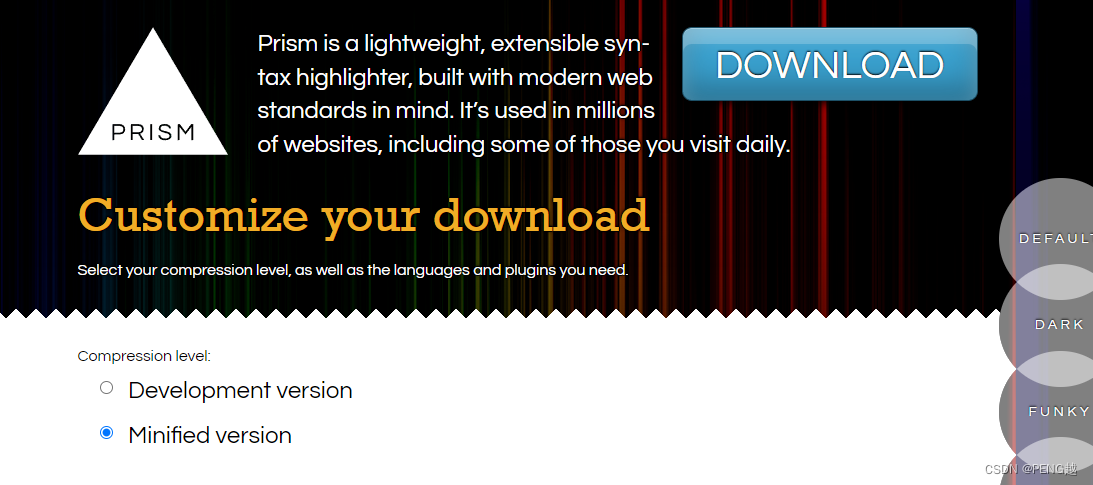Prism.js实现代码高亮并添加行号-CSDN博客
