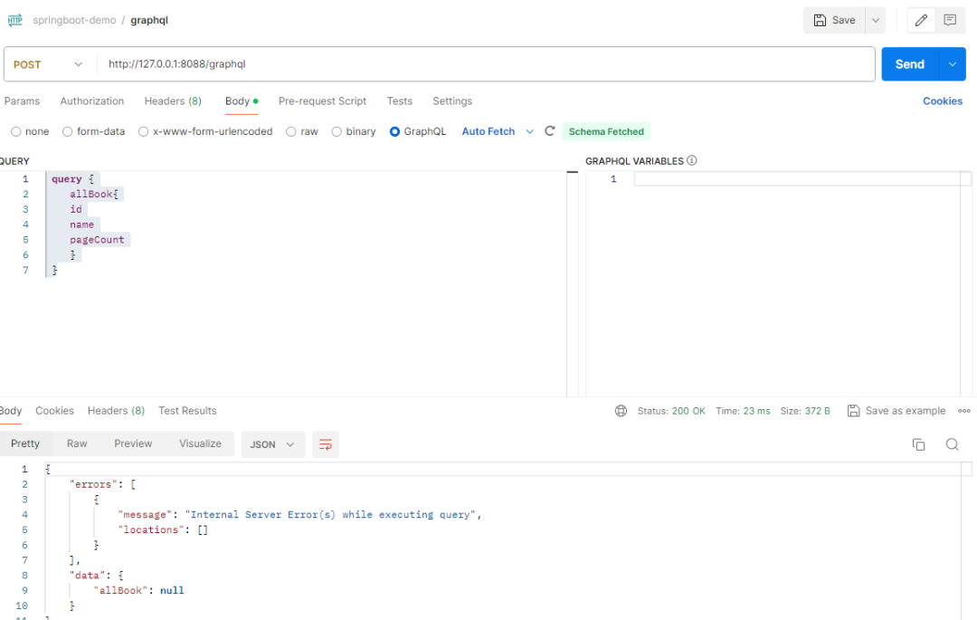 Spring Boot集成Graphql快速入门Demo-CSDN博客