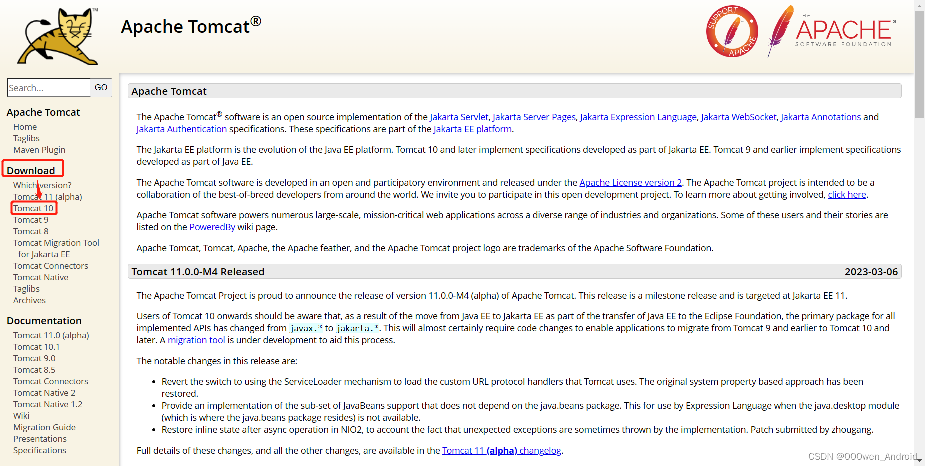 Linux-Tomcat 下载_tomcat10 linux 下载-CSDN博客