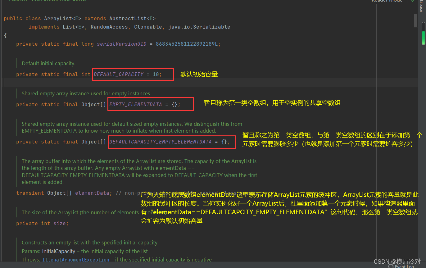 ArrayList集合扩容_initialcapacity list-CSDN博客