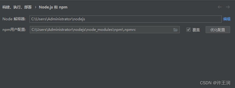 Before launch task execute failed! details: java.lang.IllegalStateException: npm install failed ...