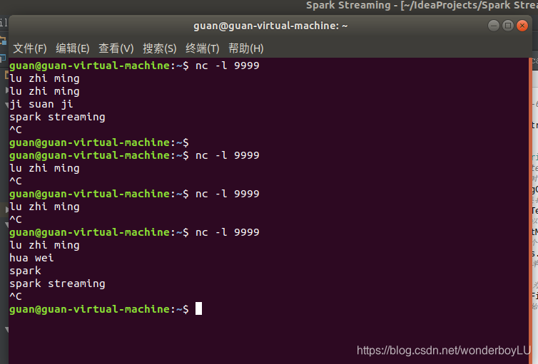 12，以文件和socket为数据源的Spark streaming实践_使用sparkstream编写 wordcount程序,数据源是socket-CSDN博客